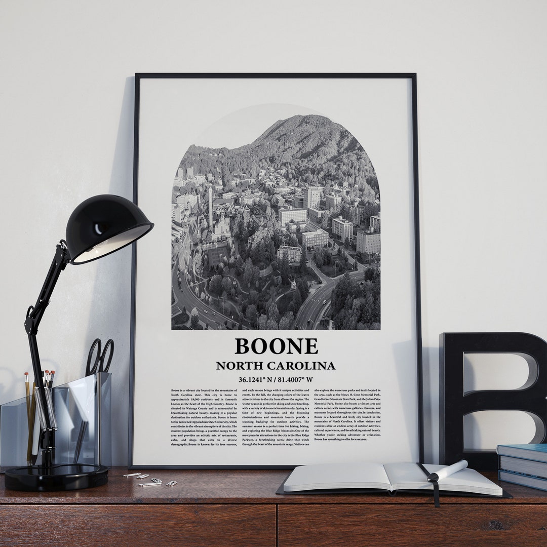 Boone Poster Inspired Newspaper, Boone Print, Boone Photo, Artwork, Art ...