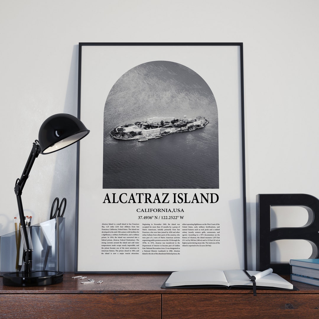 Alcatraz Island Art, Alcatraz Island Poster, Alcatraz Island Photo ...