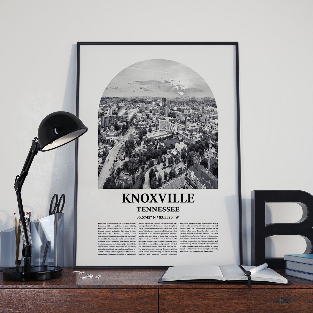 Knoxville City Poster Inspired Newspaper, Knoxville City Print, Photo ...