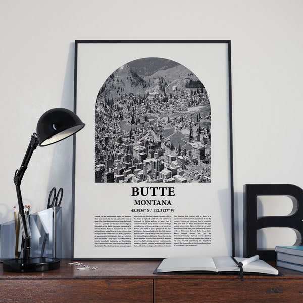 Butte Montana Art - Etsy