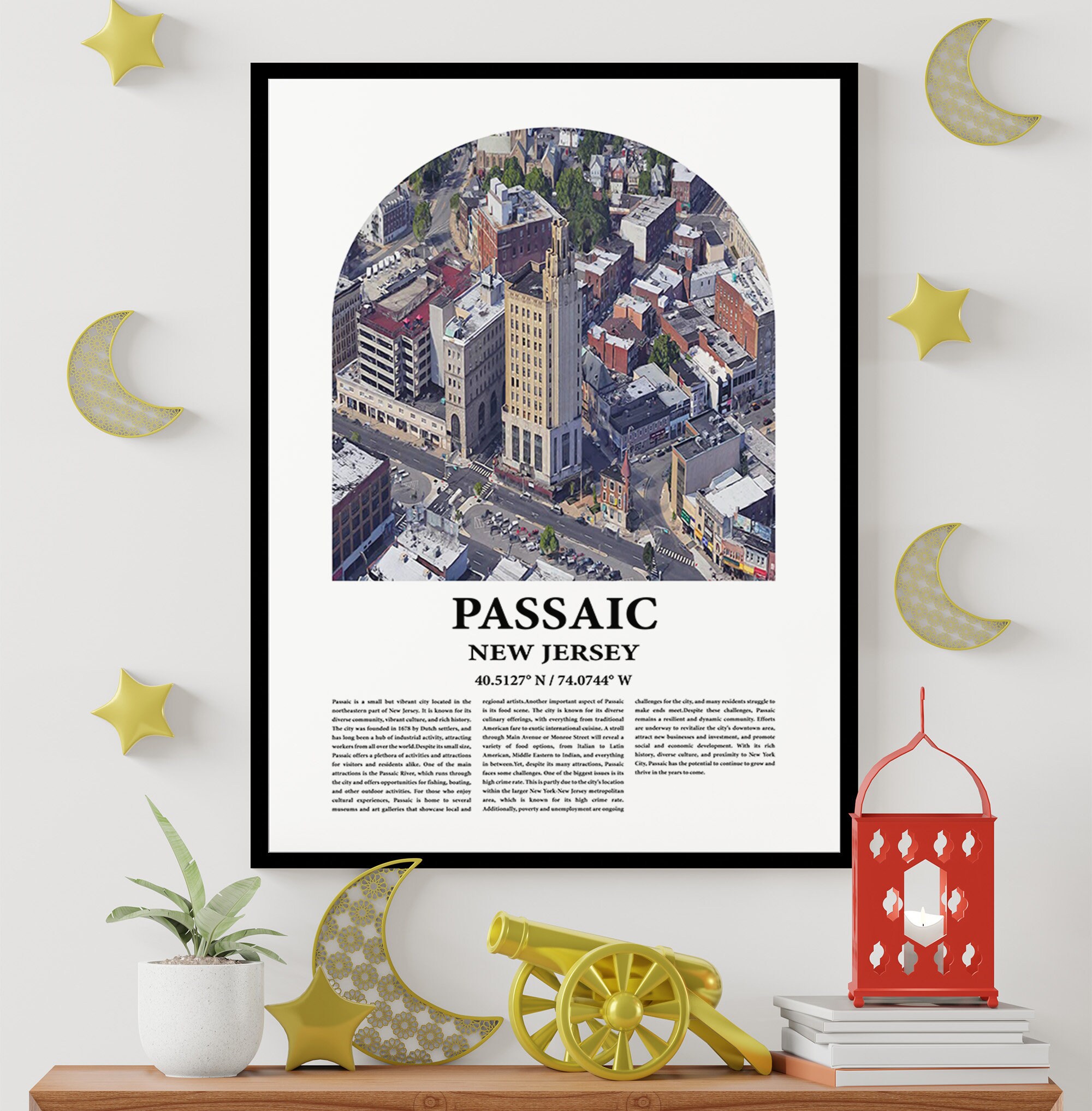 Passaic City Poster Inspired Newspaper, Passaic Print, Photo, Artwork ...