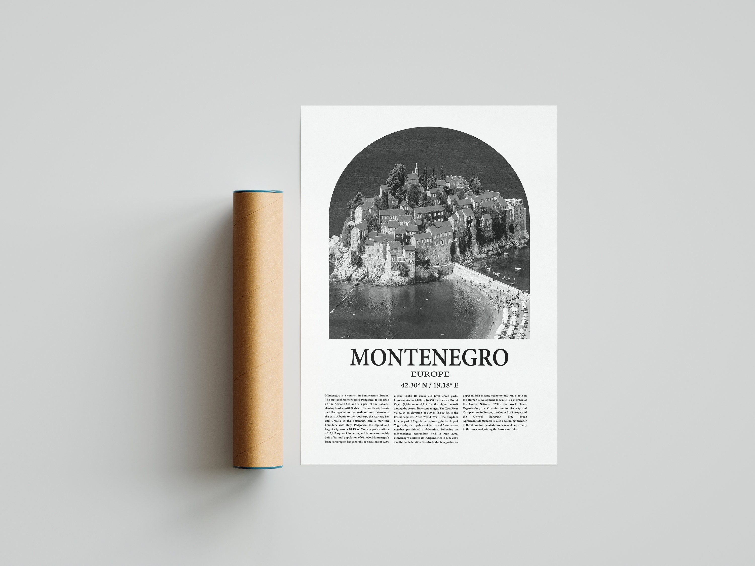 Montenegro Poster Montenegro Art Print Montenegro Travel - Etsy
