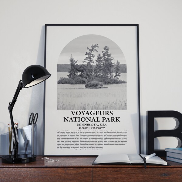 Voyageurs National Park Poster - Etsy