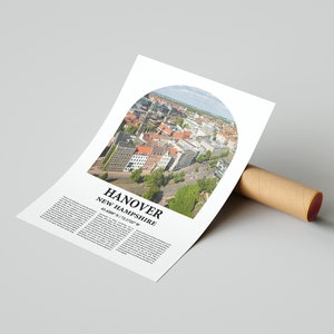Hanover Town Poster Inspired Newspaper, Hanover Town Print, Photo ...