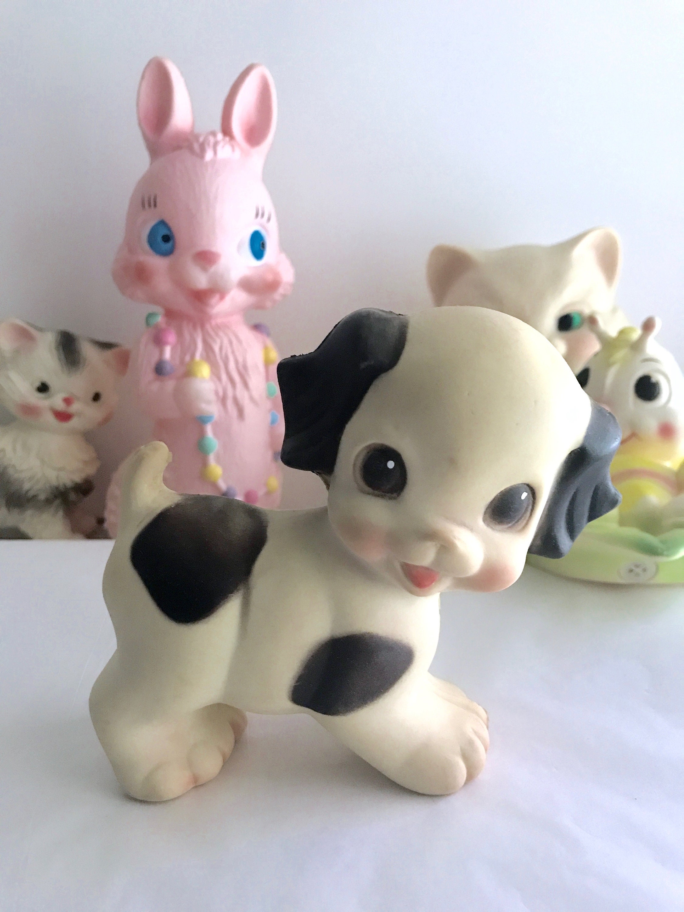 Vintage Rubber Dog With Squeaker 1950S Toys Dolls & Action Figures Toys ...