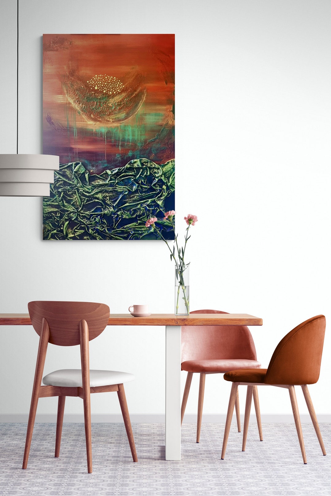 Large Original Abstract Painting on Canvas, Modern Art, Texture ...