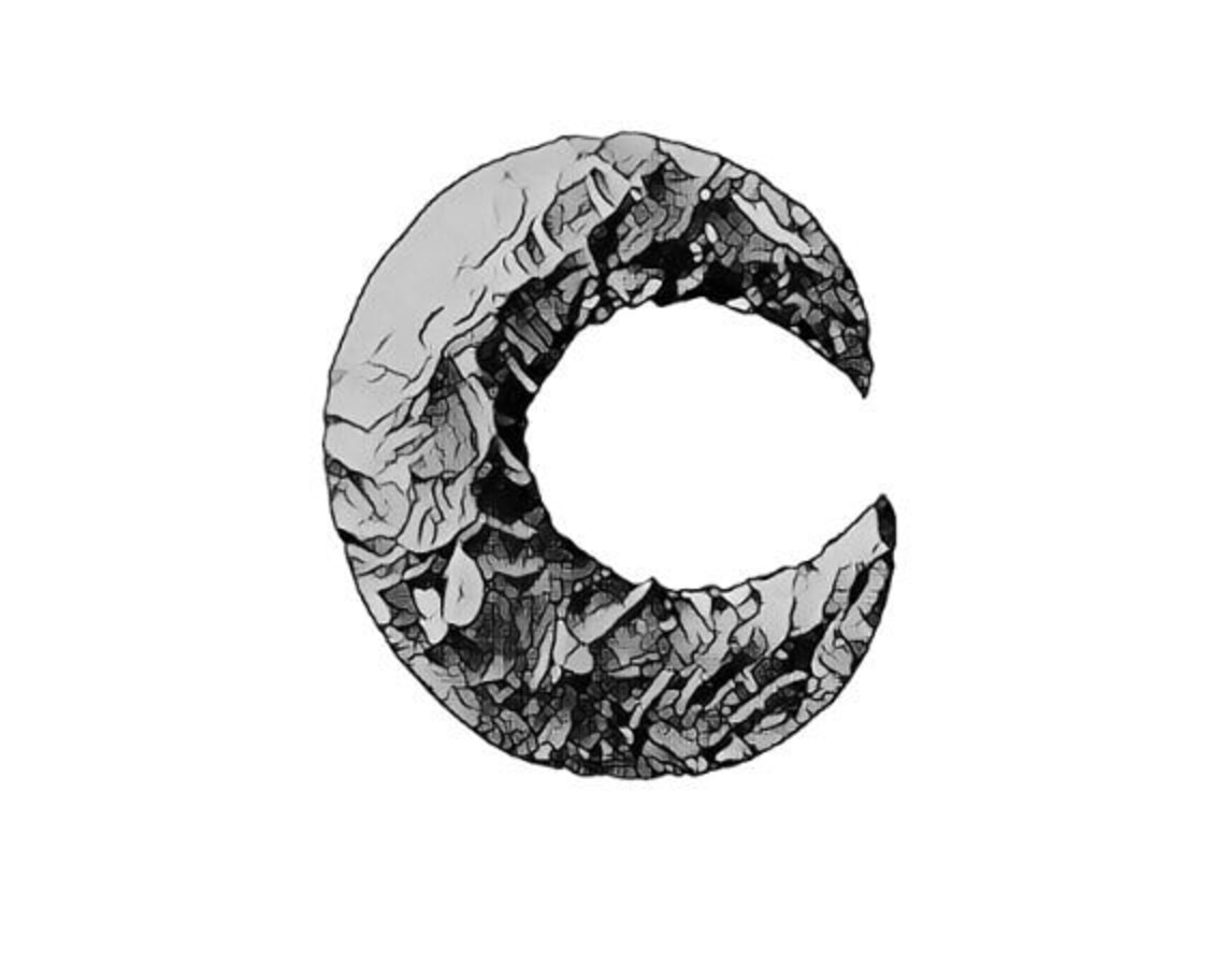 Crescent Moon PNG | Crescent Moon Jpeg | Crescent Moon PDF Print File ...