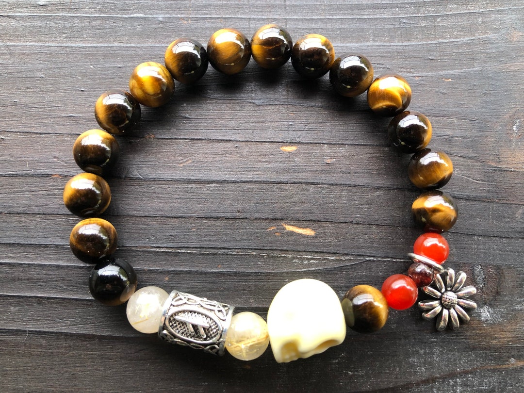 Freyja Freya Norse Goddess Heathen Viking Devotional Gemstone Stretch ...