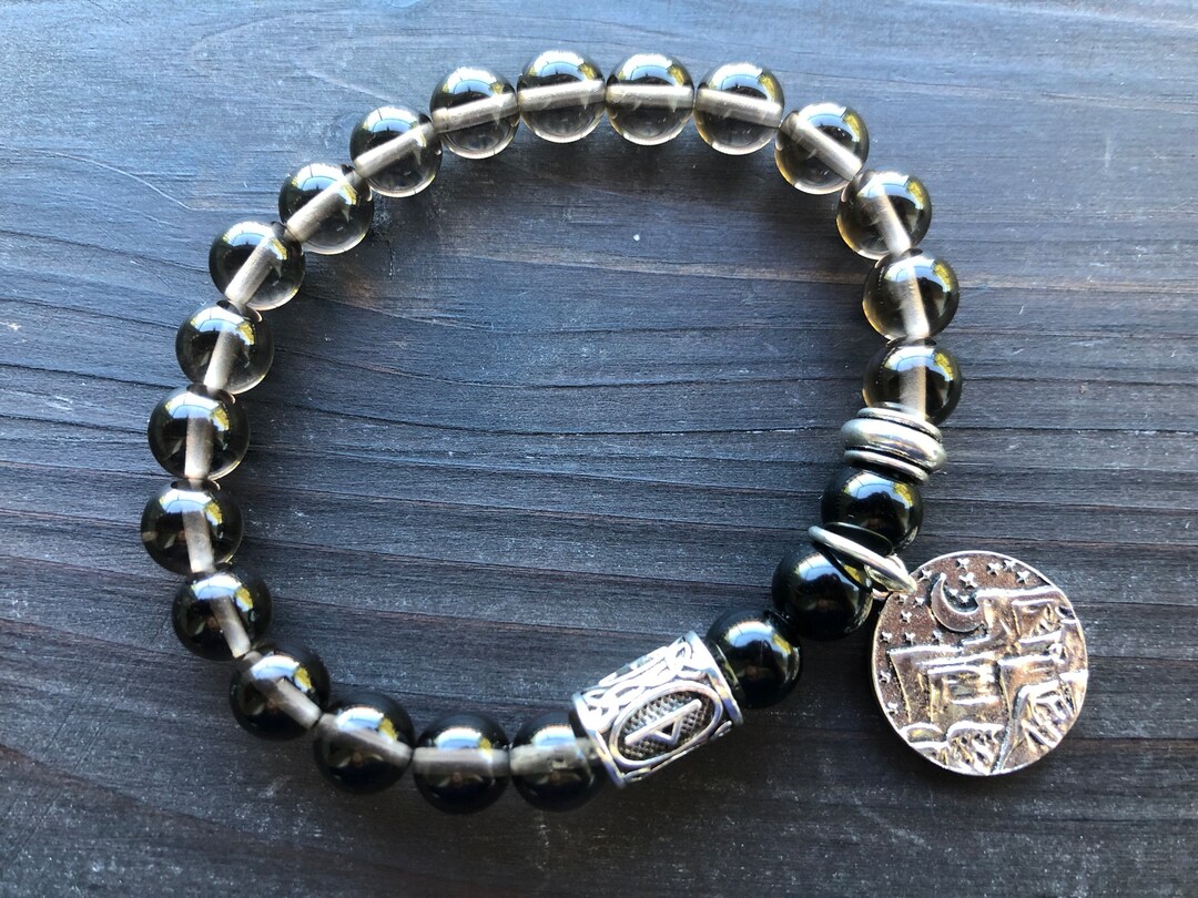 Skadi Norse Goddess Mountain Gemstone Stretch Devotional Bracelet ...