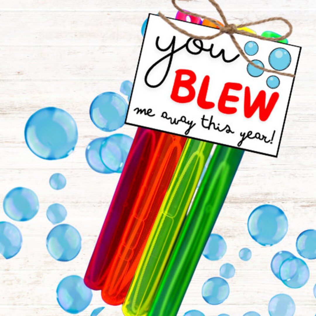 End of the School Year You Blew Me Away Gift Tag Graduation Student ...
