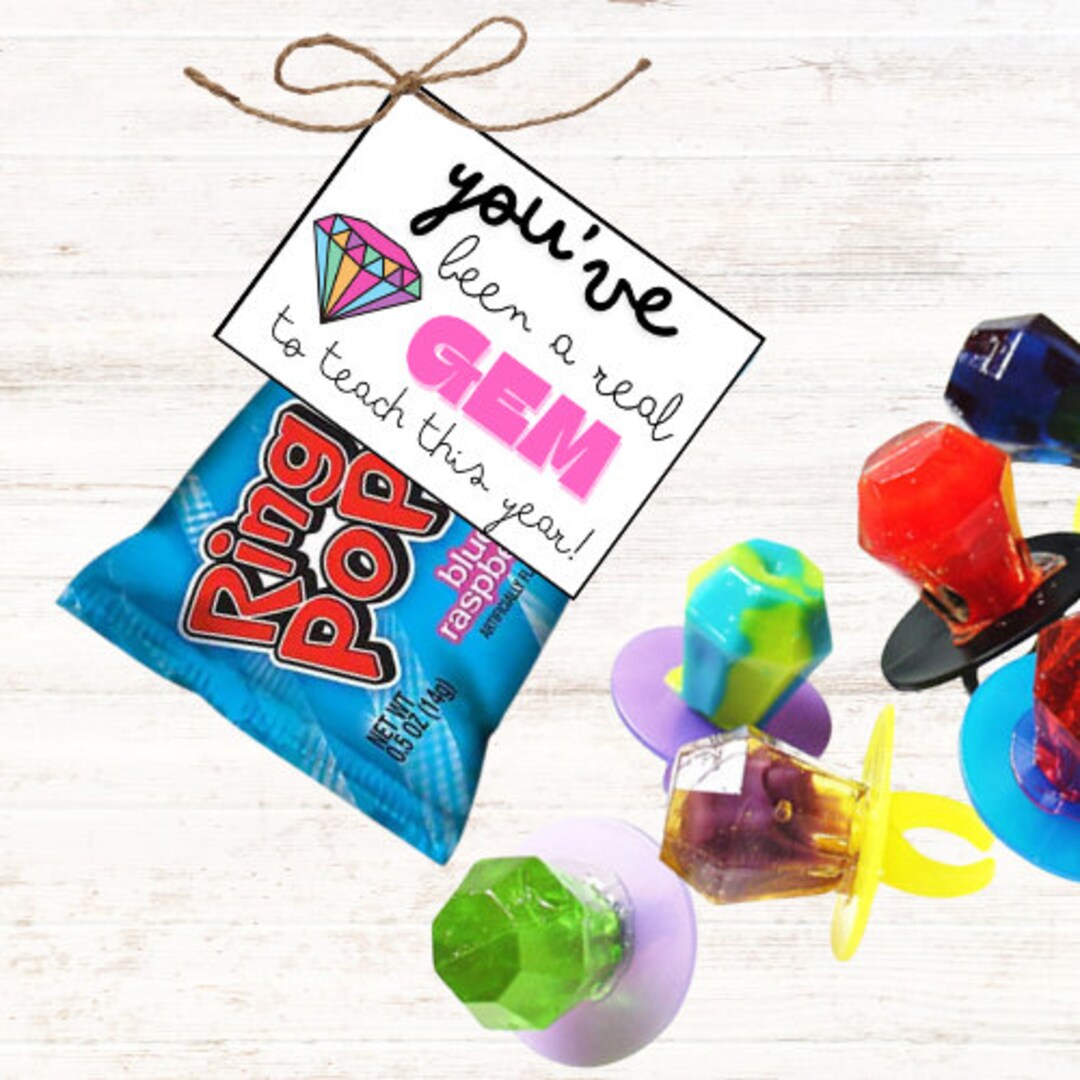 End of the School Year Candy Gift Tag Student Gift Graduation Gift Tag ...