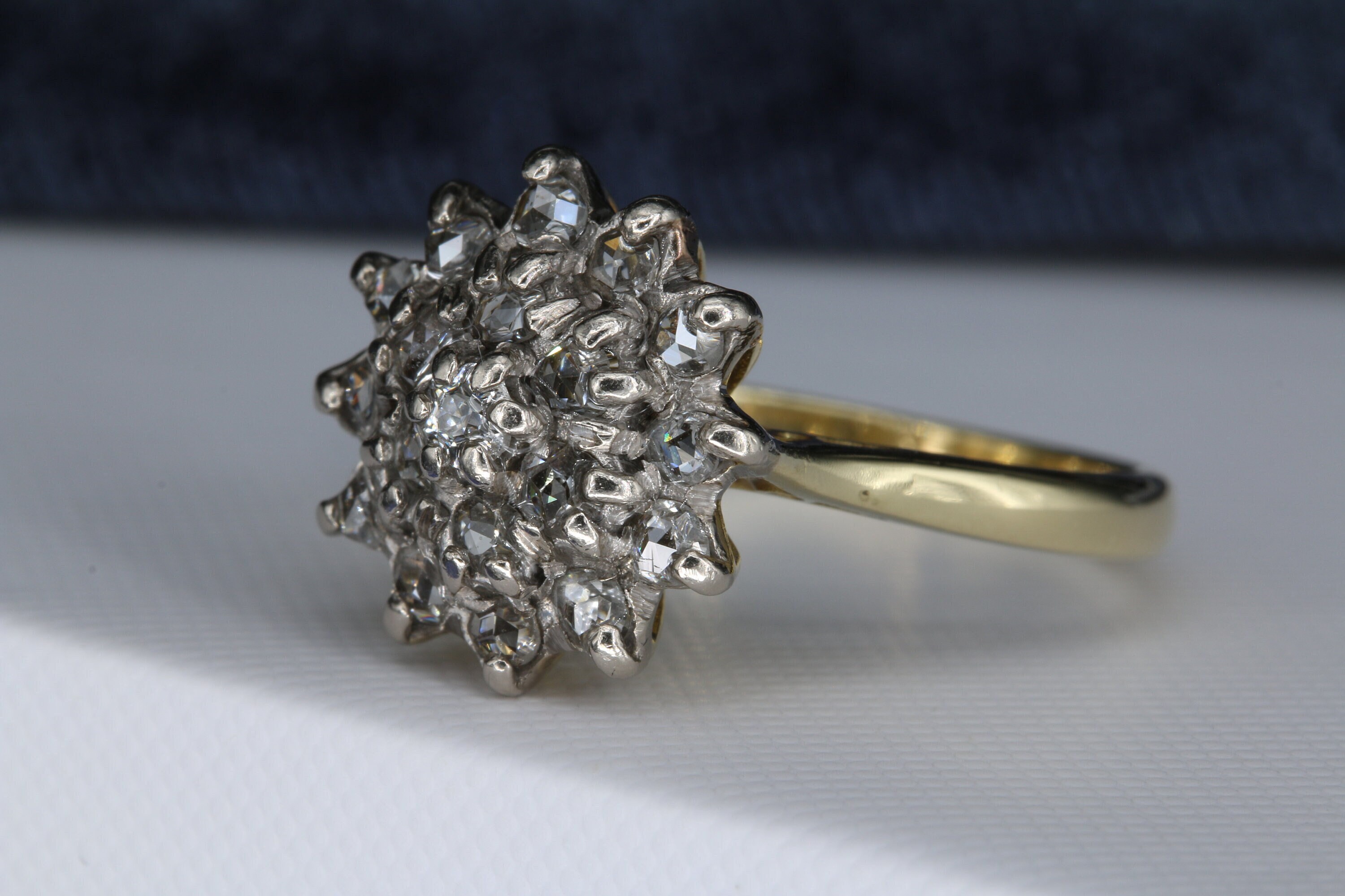 Marie K18ダイヤ0.6ct/0.18ctリング C403｜指輪