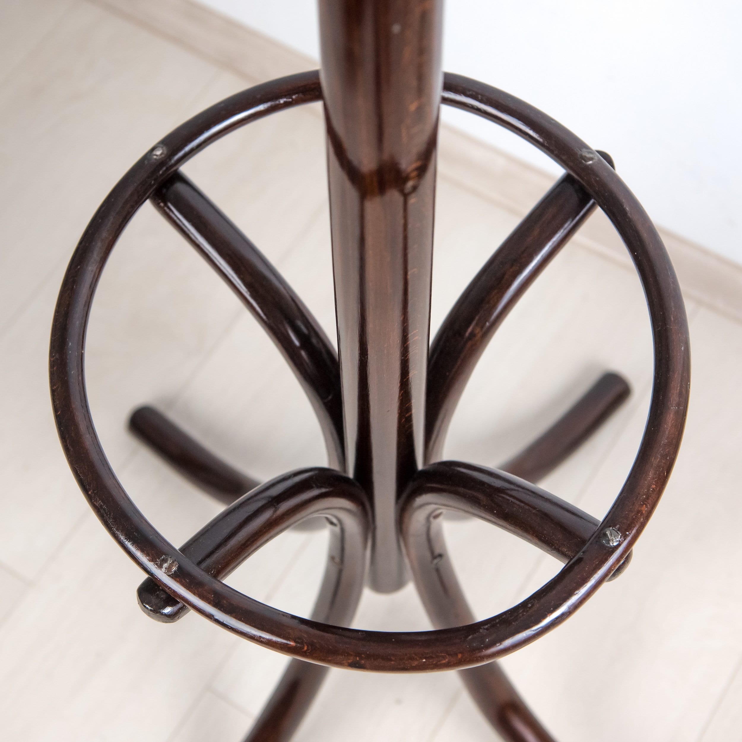 Antique Thonet Coat Rack/ Bentwood Wall Hooks/ Vintage Bent Wood Coat ...