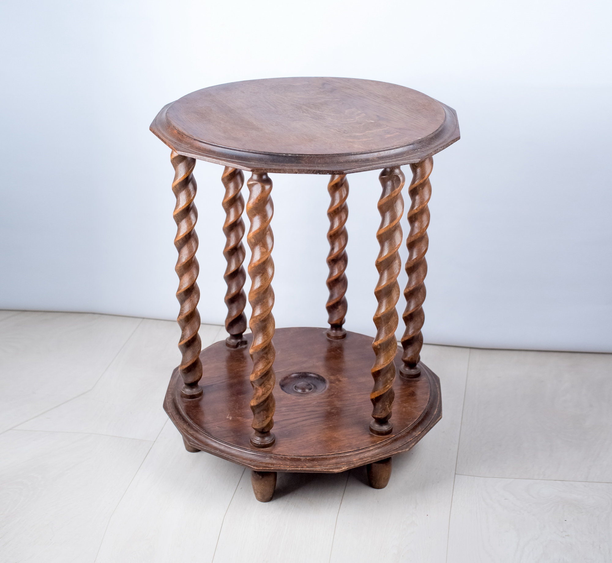 Barley Twist Table/ Barley Twist Table Legs/ Art Deco Table Vintage ...