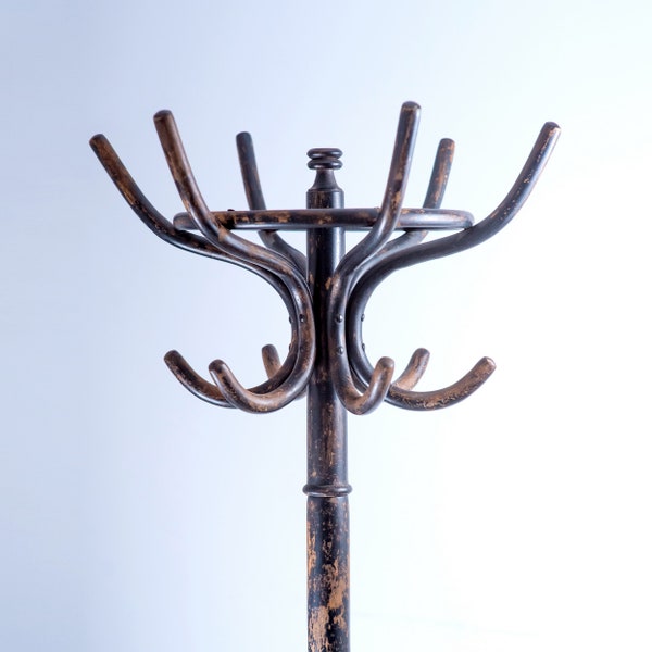Antique Coat Rack Bent Wood - Etsy