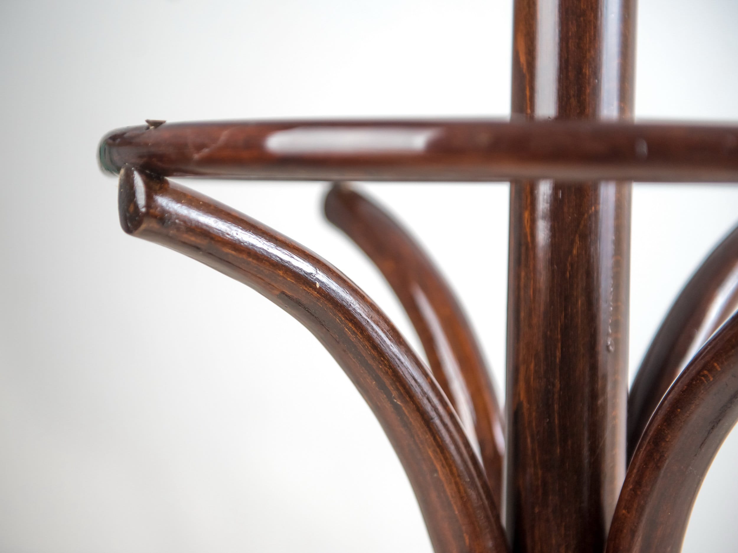 Vintage Bent Wood Coat Rack/ Antique Thonet Coat Rack/thonet Bentwood ...