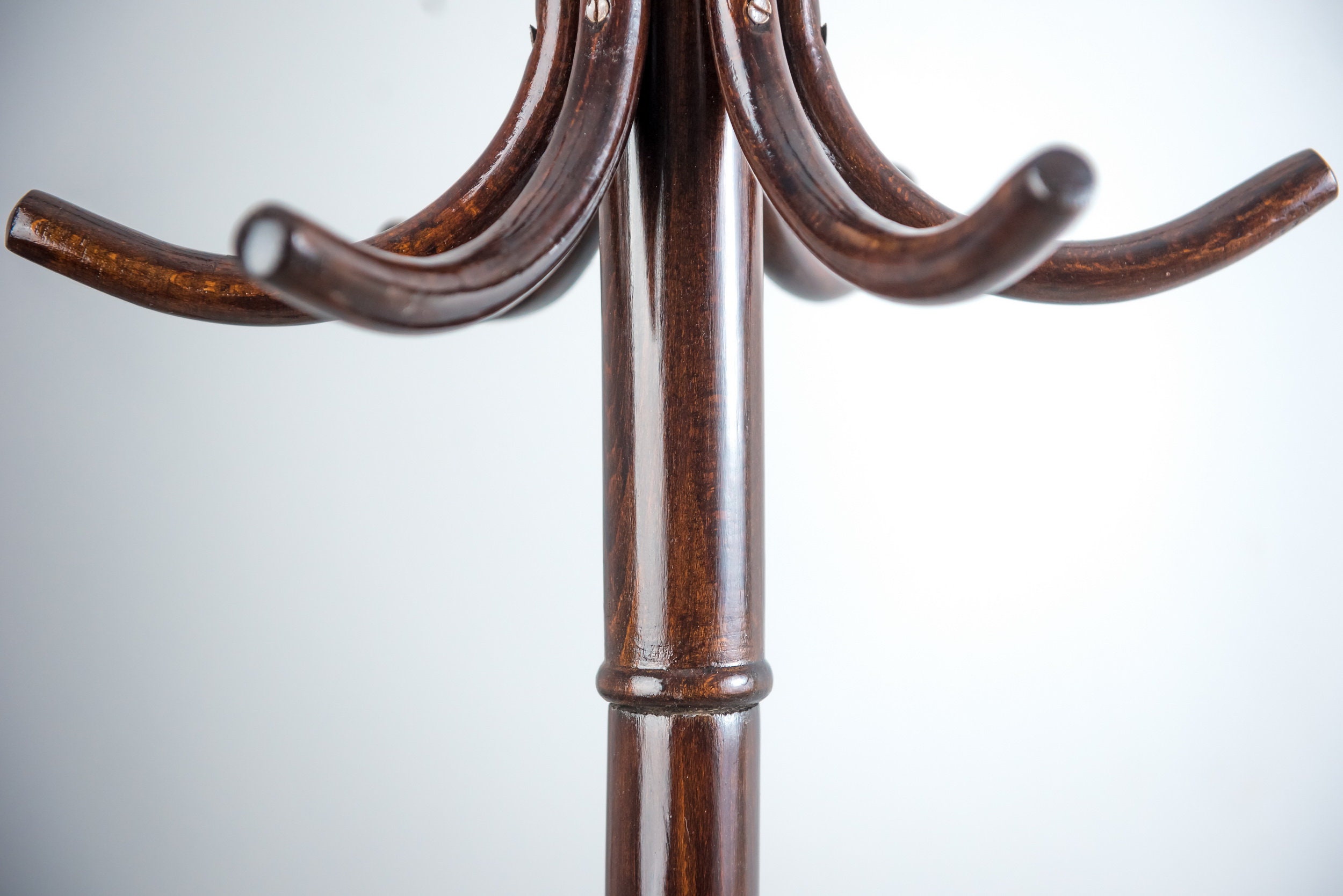 Vintage Bent Wood Coat Rack/ Antique Thonet Coat Rack/thonet Bentwood ...