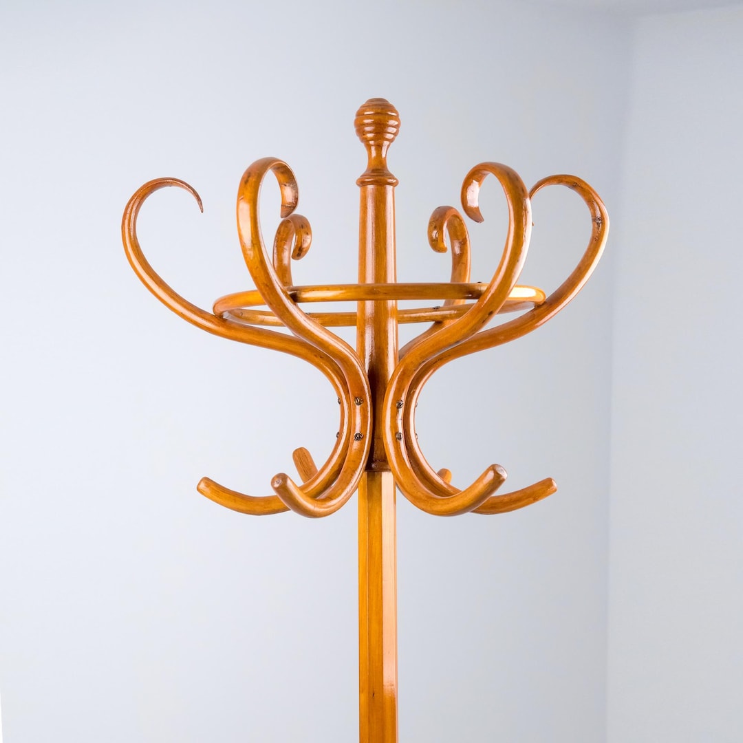 Thonet Coat Rack/ Thonet Bentwood Coat Rack/ Vintage Bent Wood Coat ...