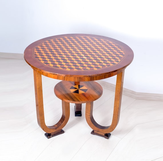 Antique art deco coffee table store