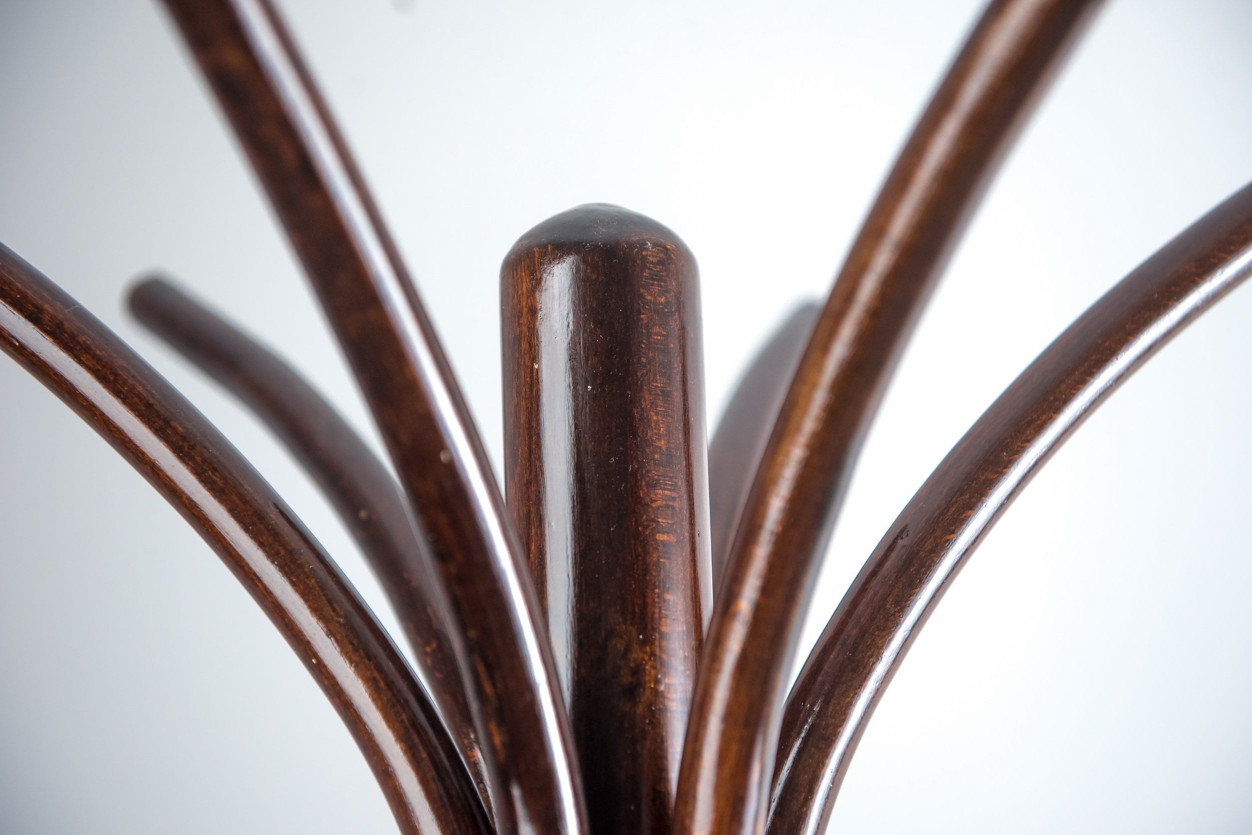 Vintage Bent Wood Coat Rack/ Antique Thonet Coat Rack/thonet Bentwood ...