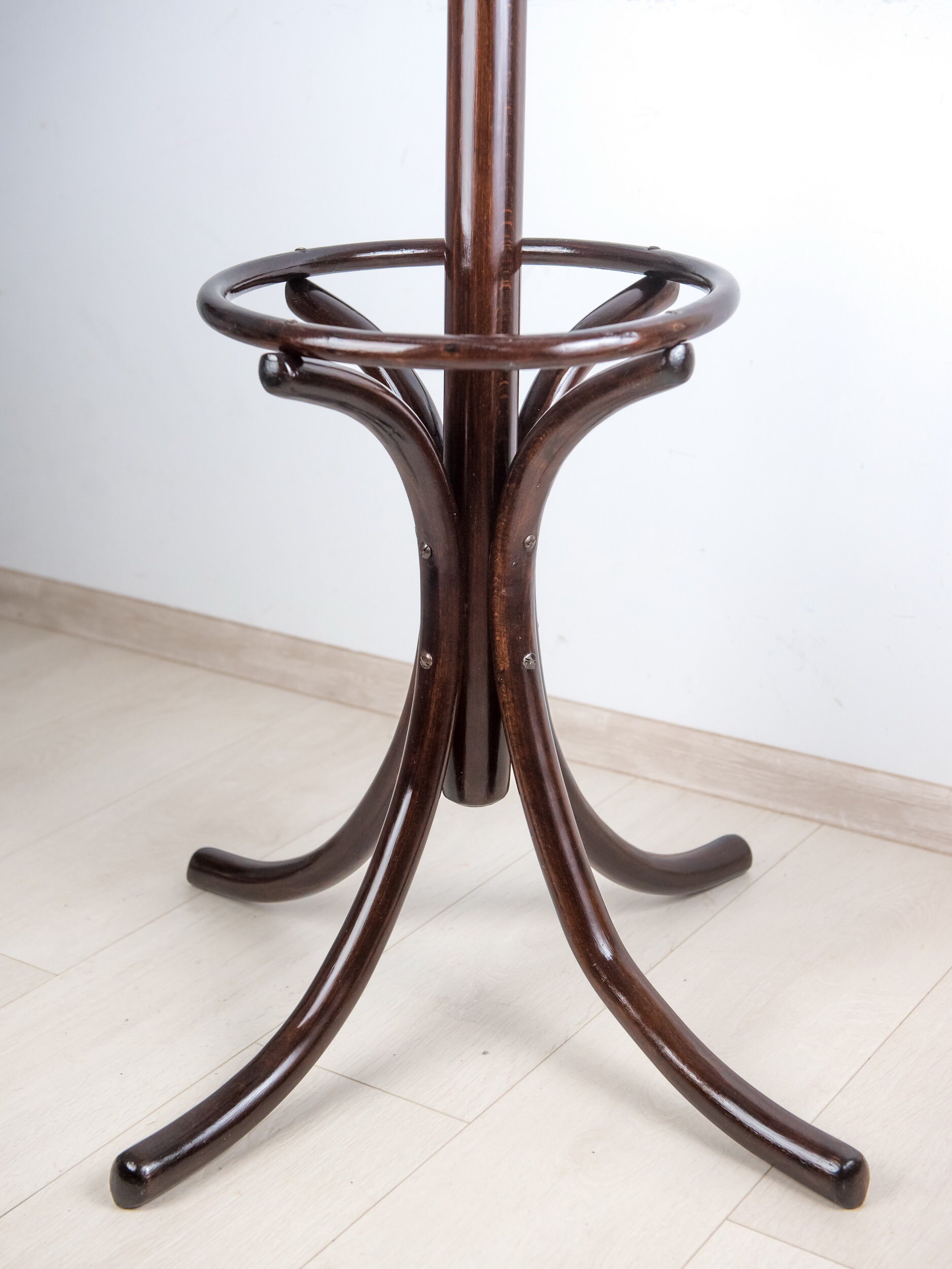 Antique Thonet Coat Rack/ Bentwood Wall Hooks/ Vintage Bent Wood Coat ...