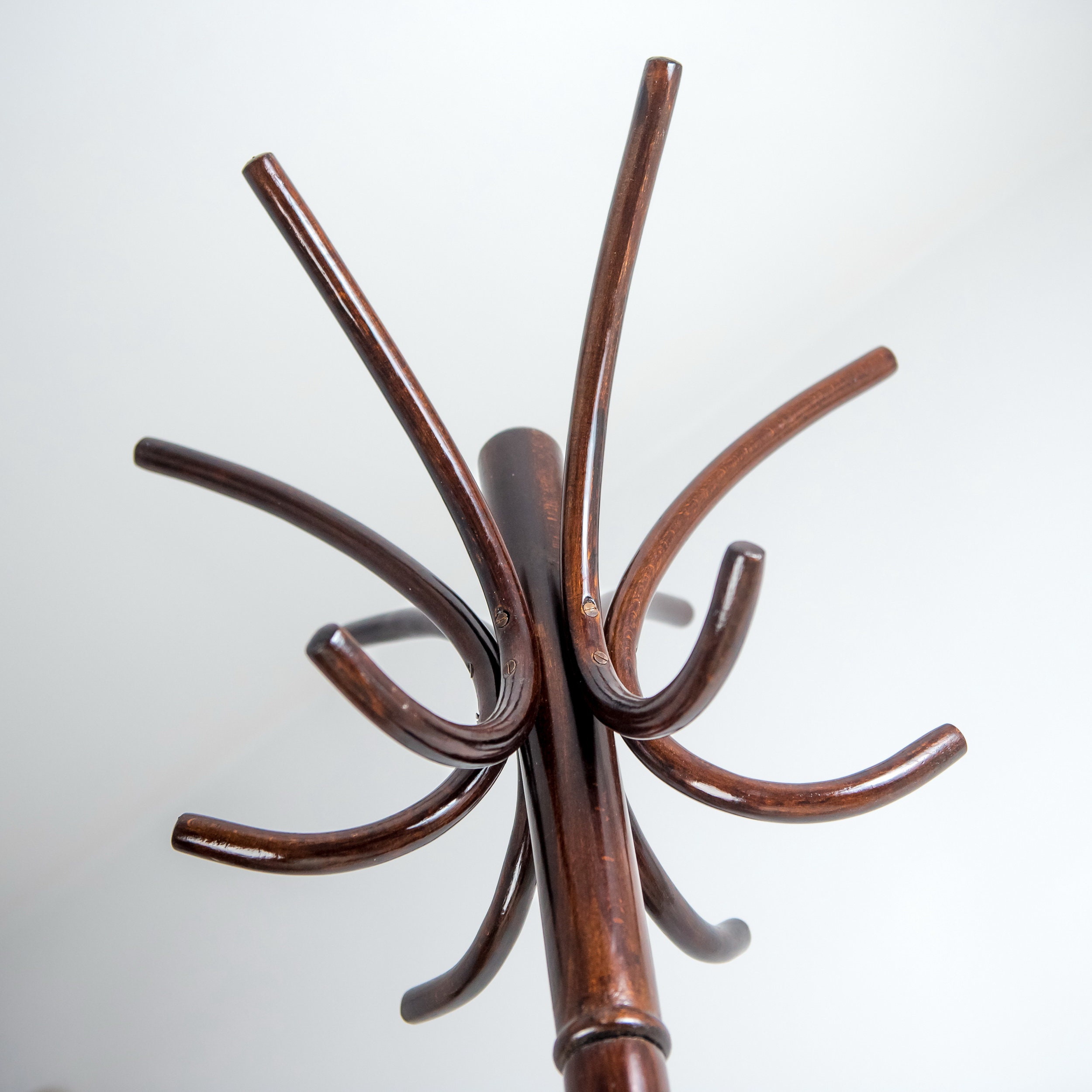 Vintage Bent Wood Coat Rack/ Antique Thonet Coat Rack/thonet Bentwood ...