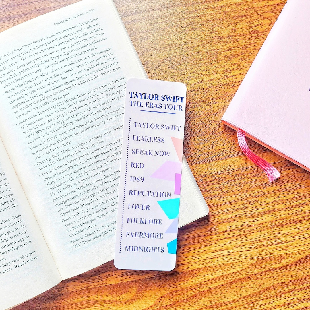 TS ERAS TOUR Bookmark Eras Merch Handmade Bookmarks Bookworm Gift ...