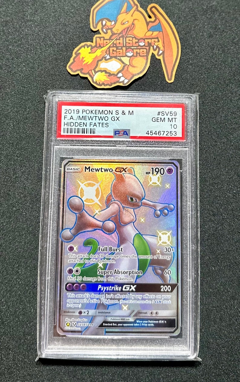 PSA 10 Graded Pokemon Card 5 Ultra Rare Pokémon Cards - Etsy