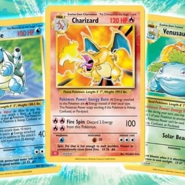 Charizard Original Card - Etsy