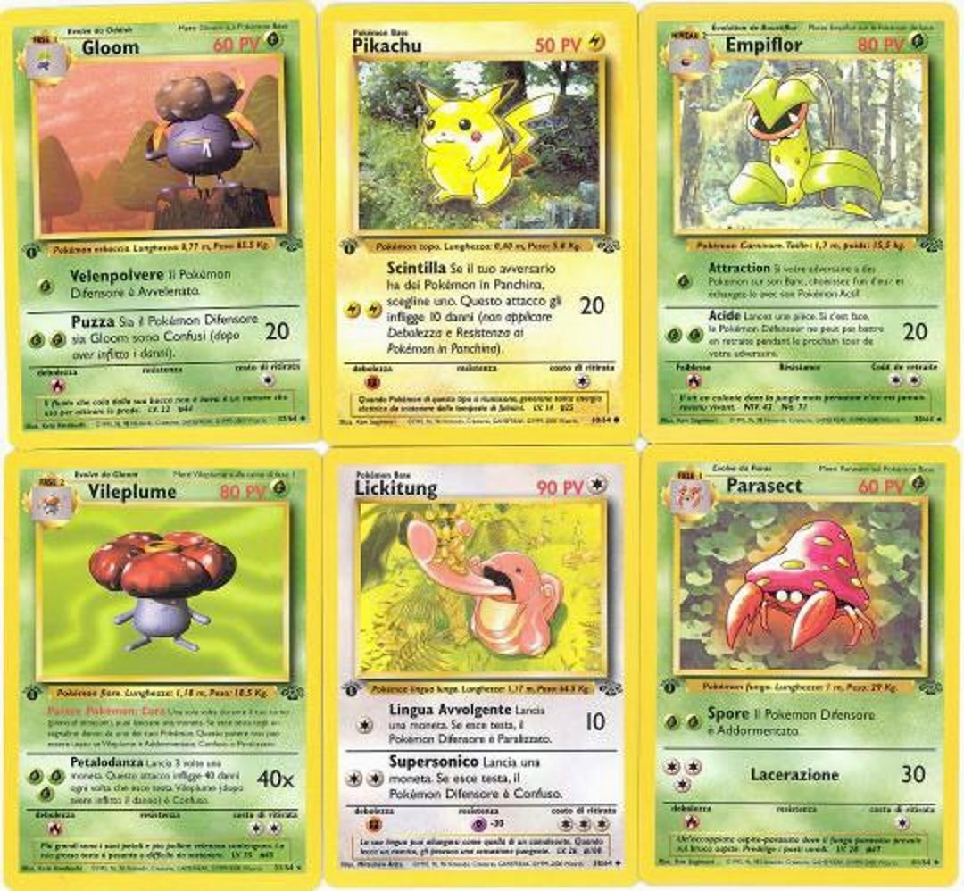 1st Edition Pokemon Card First Vintage 1999 Original Authentic Pokémon ...