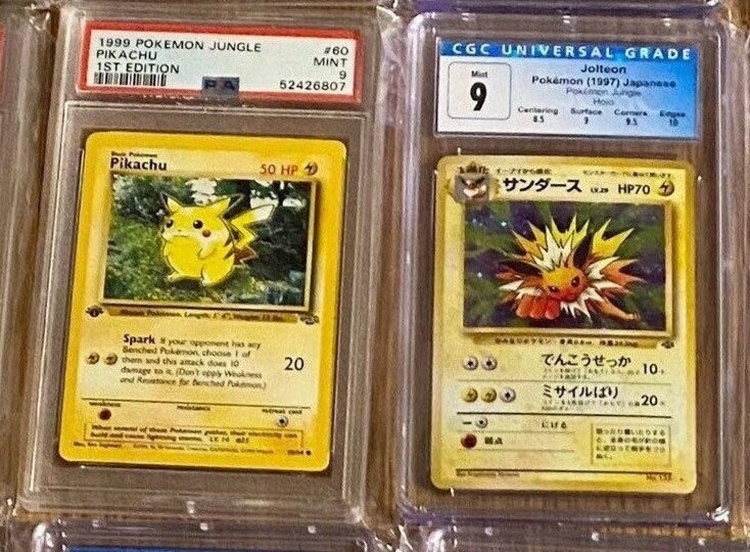 Pokémon Card Mystery Box PSA Graded Pokemon Card 5 Ultra Rare Vintage ...