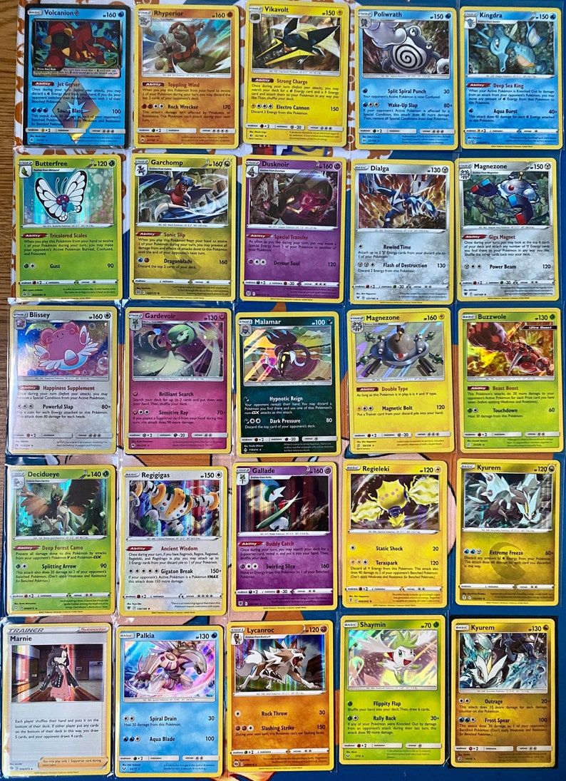Graded Pokémon Card 5 Ultra Rare Vintage 1st Edition Pokemon Mystery ...