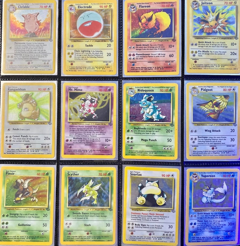 Vintage Pokémon Mystery Box 1999 HOLO First Edition AUTHENTIC Original ...