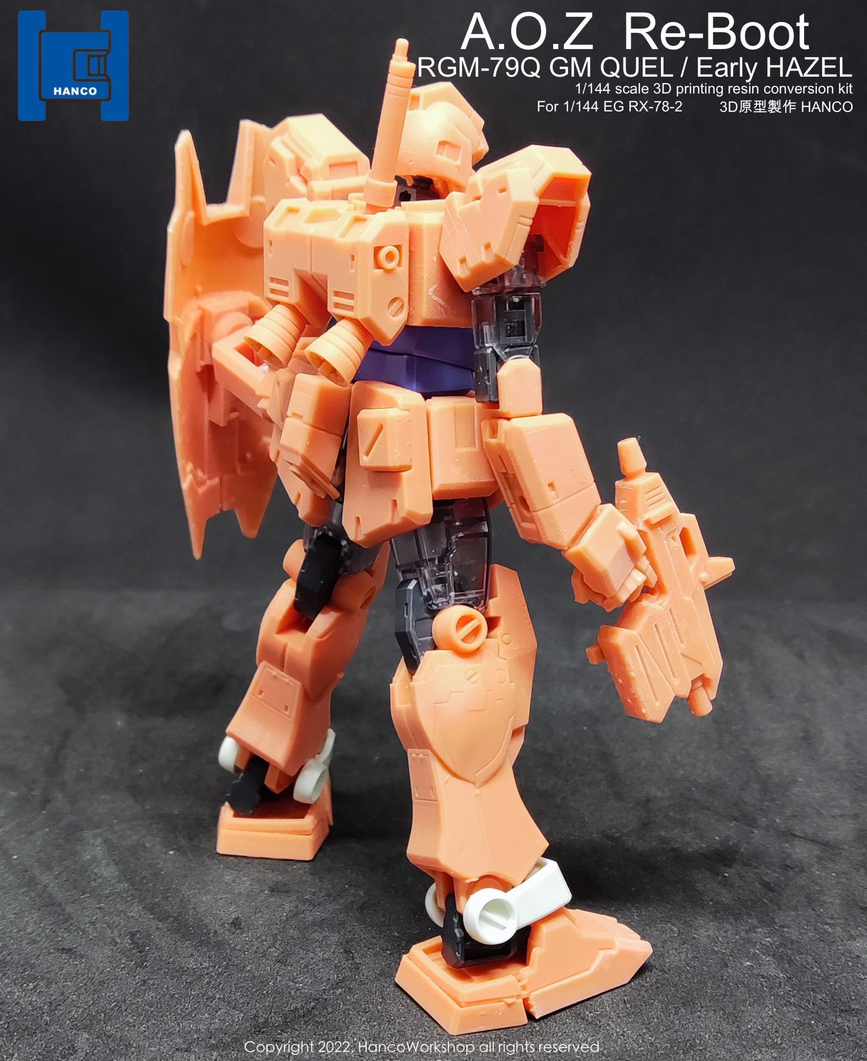 A.O.Z Re-boot RGM-79Q Gm Quel / Early Hazel 3D Printing - Etsy Canada