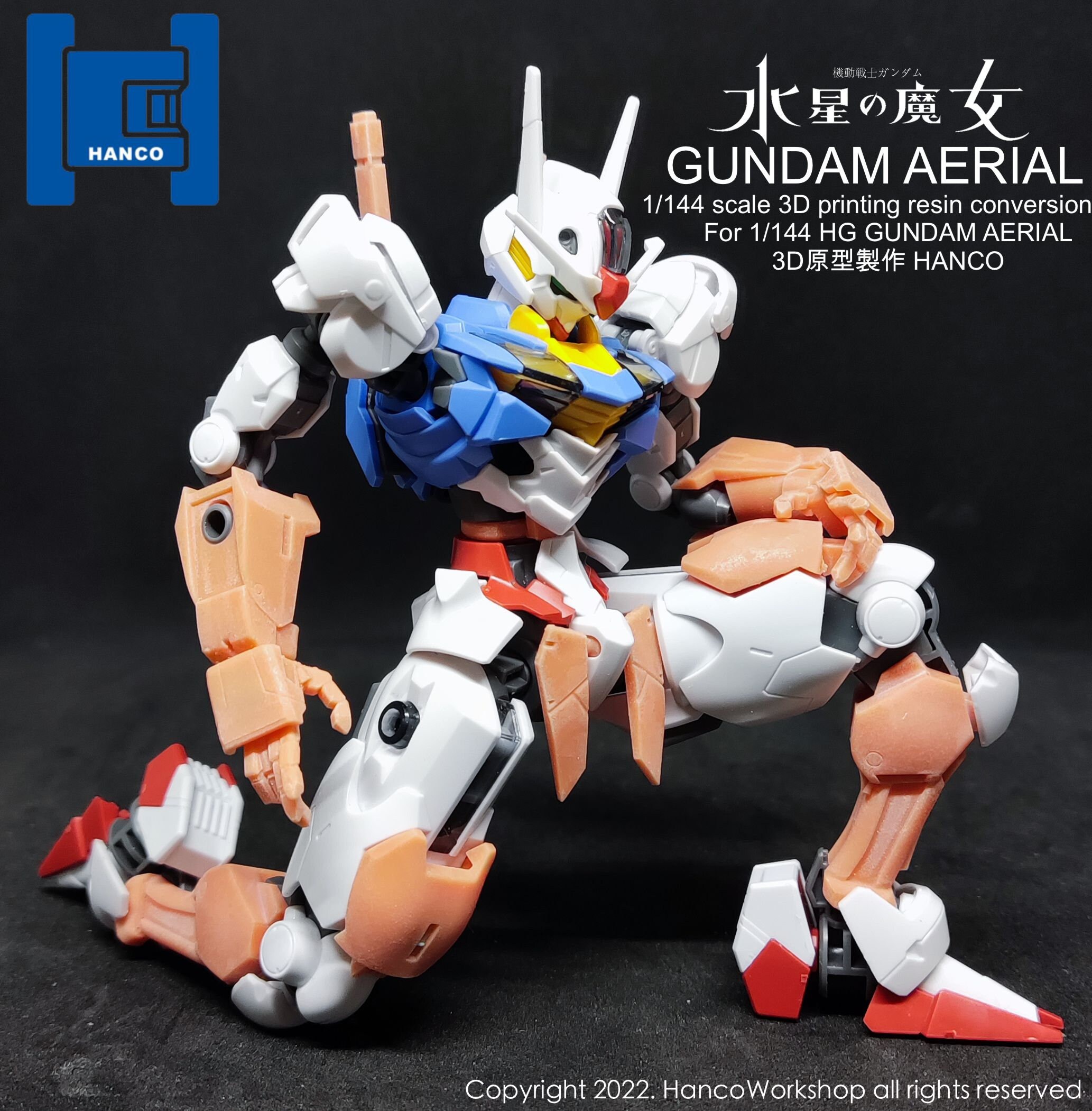 1/144 Gundam Aerial 3D Printing Conversion Kit for HG Gundam - Etsy