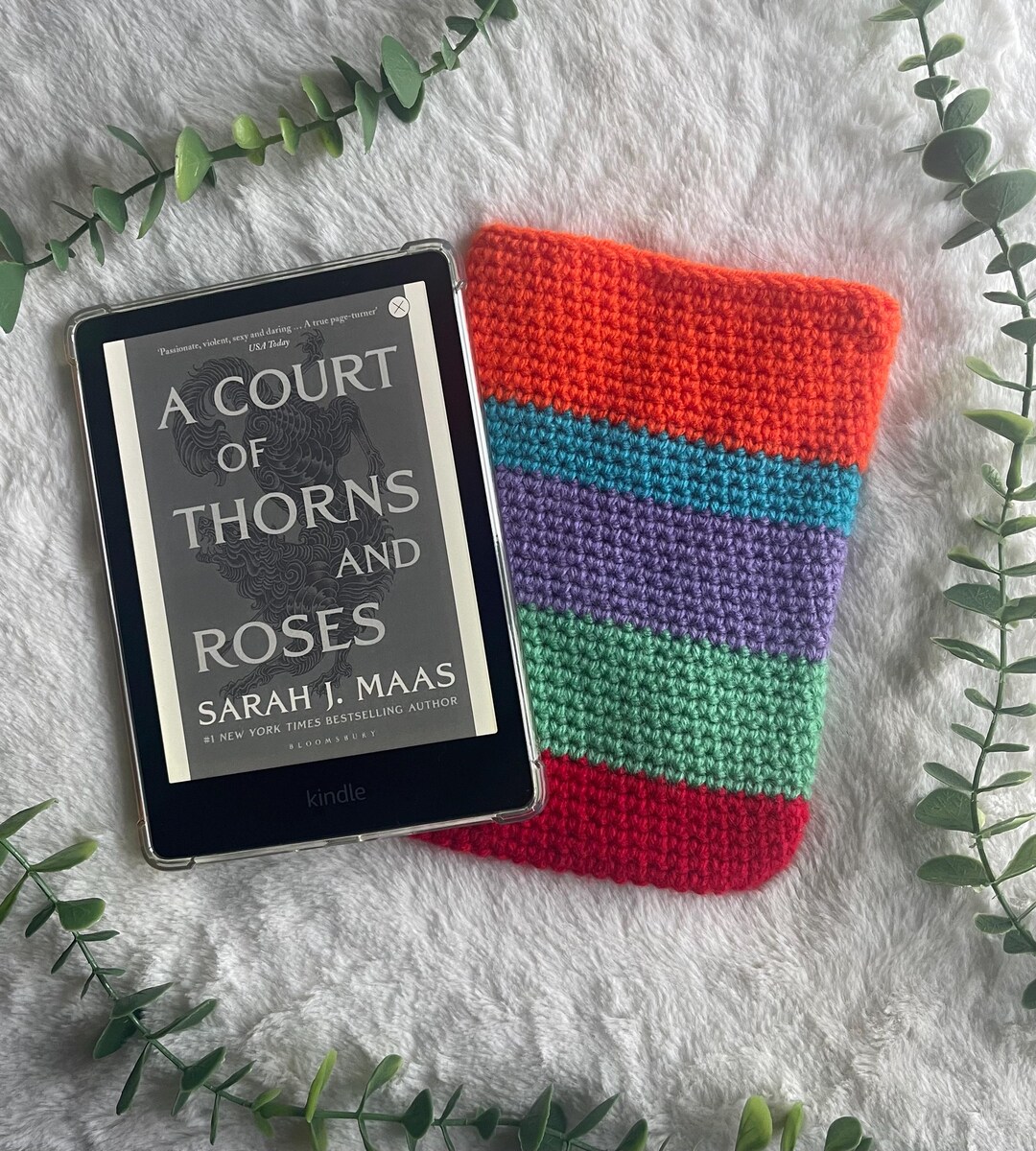 ACOTAR Crochet Kindle Pouch - Etsy