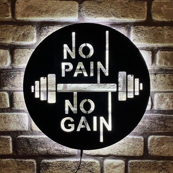 Neon Workout Sign - Etsy