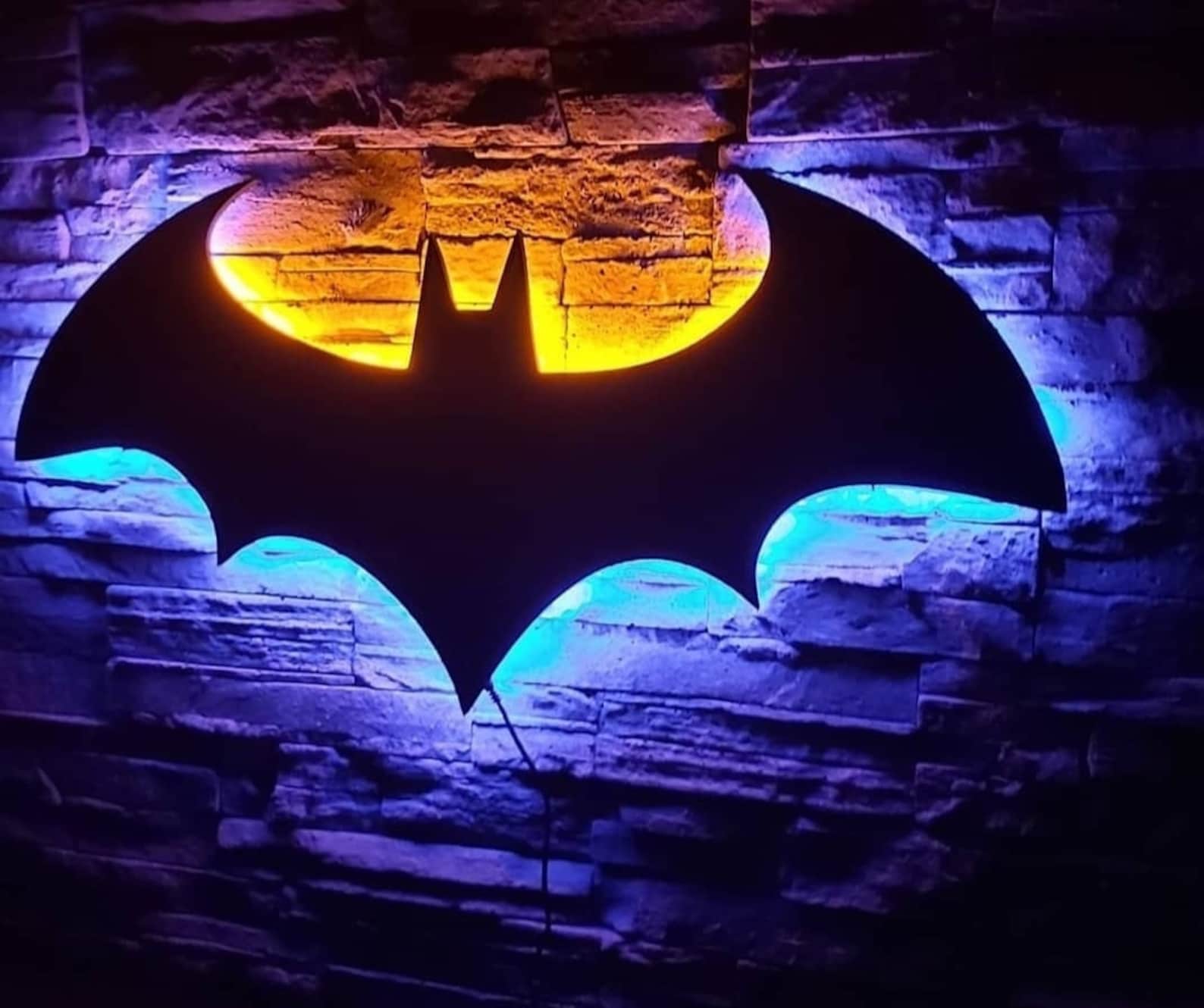 Batman Neon Sign Wall Lighting Art Led Sign Gift for Kids | Etsy