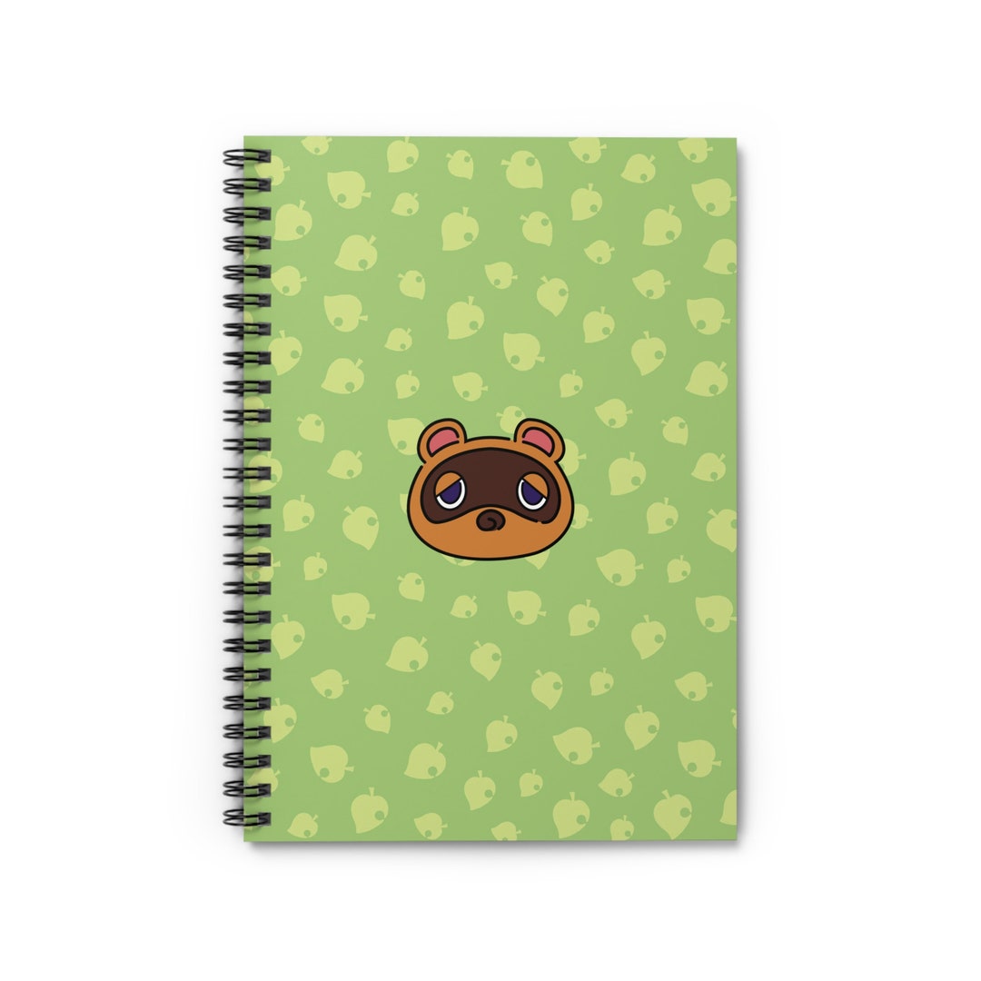 Animal Crossing Notebook | Tom Nook ACNH Spiral Journal - Etsy