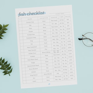 Minimalist ACNH Critterpedia Checklist + Catch Guide Bundle | Printable ...
