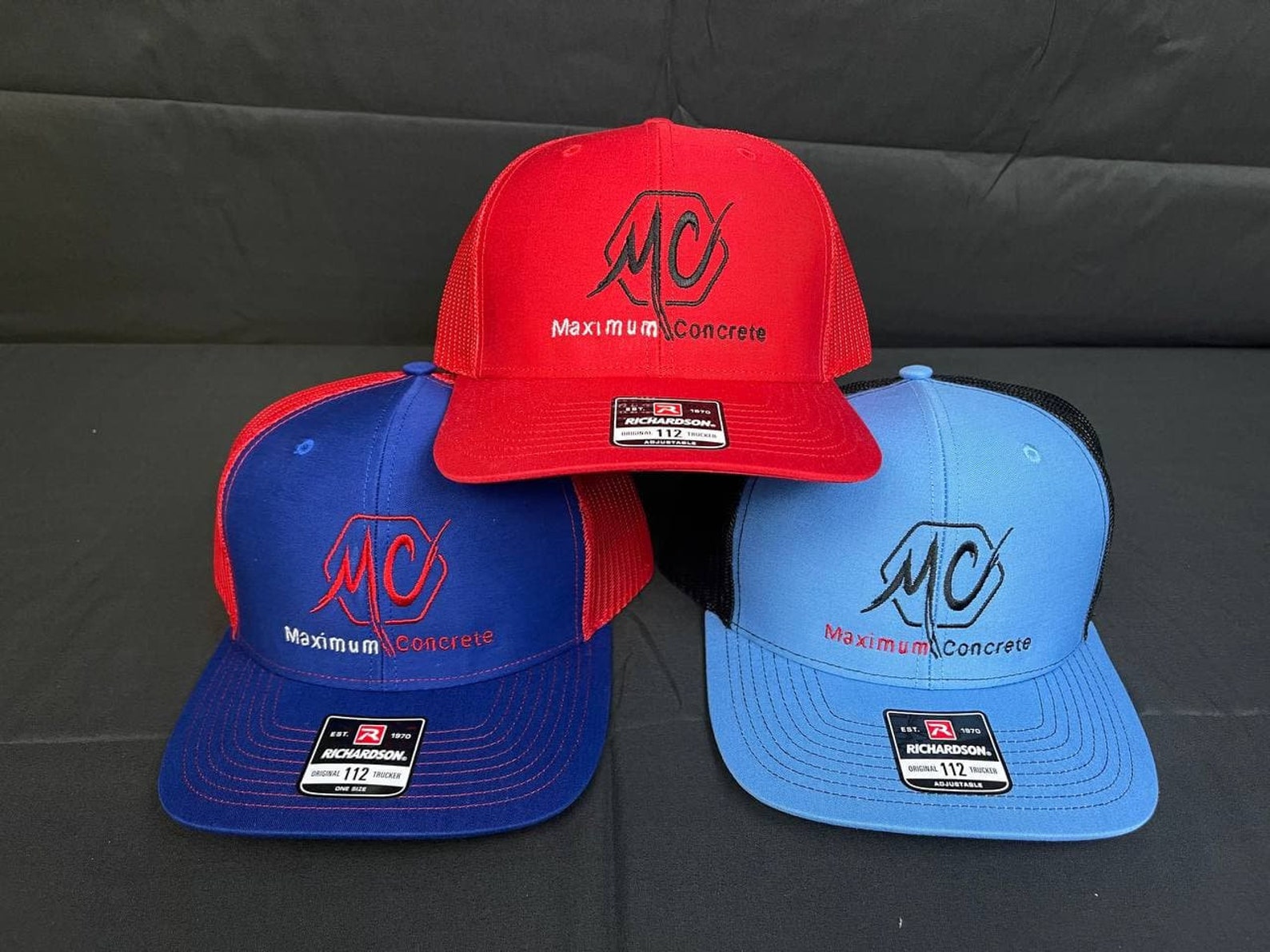 168 Richardson 7 Panel Trucker Customized Embroidered Hats | Etsy