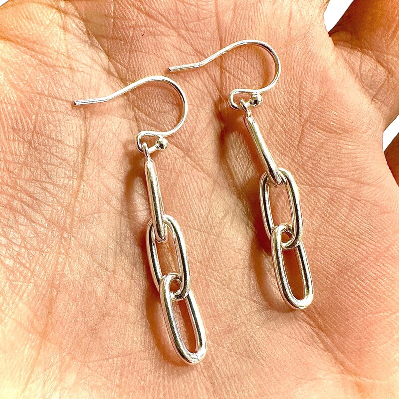 Paperclip Earrings - Etsy