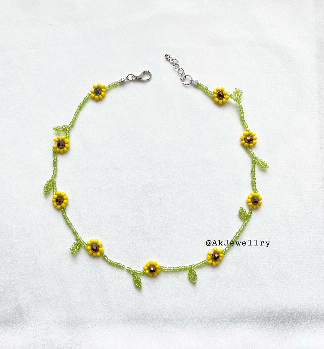 Sunflower Necklace 𝑼𝒏𝒐 Sunflower Necklace - Etsy