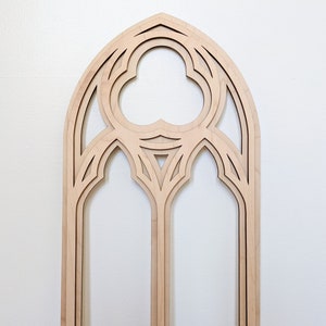 Wooden Gothic Cathedral Window Frame - Etsy