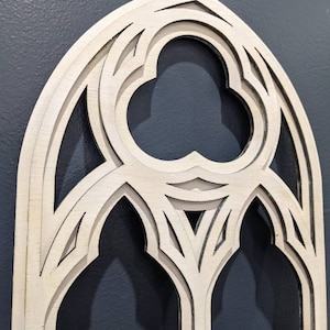 Wooden Gothic Cathedral Window Frame - Etsy