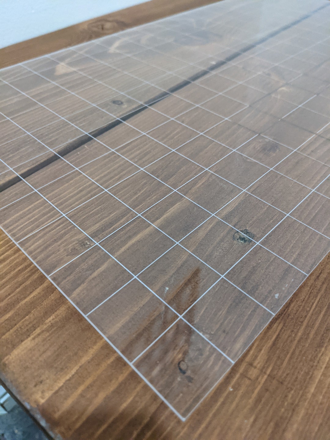 UPDATED 2.0 Clear Acrylic One Inch Dry Erase Grid for D&D, Wargaming ...