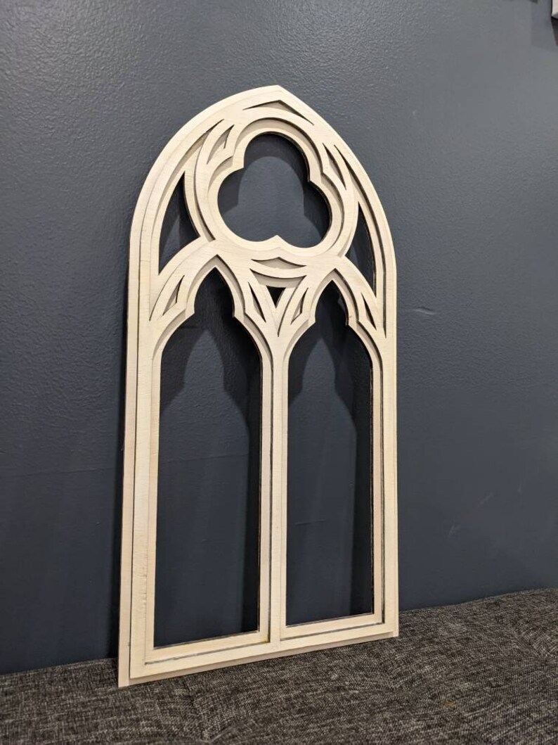 Wooden Gothic Cathedral Window Frame | Etsy