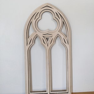 Wooden Gothic Cathedral Window Frame - Etsy