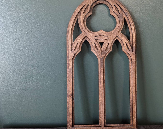 Wooden Gothic Cathedral Window Frame - Etsy