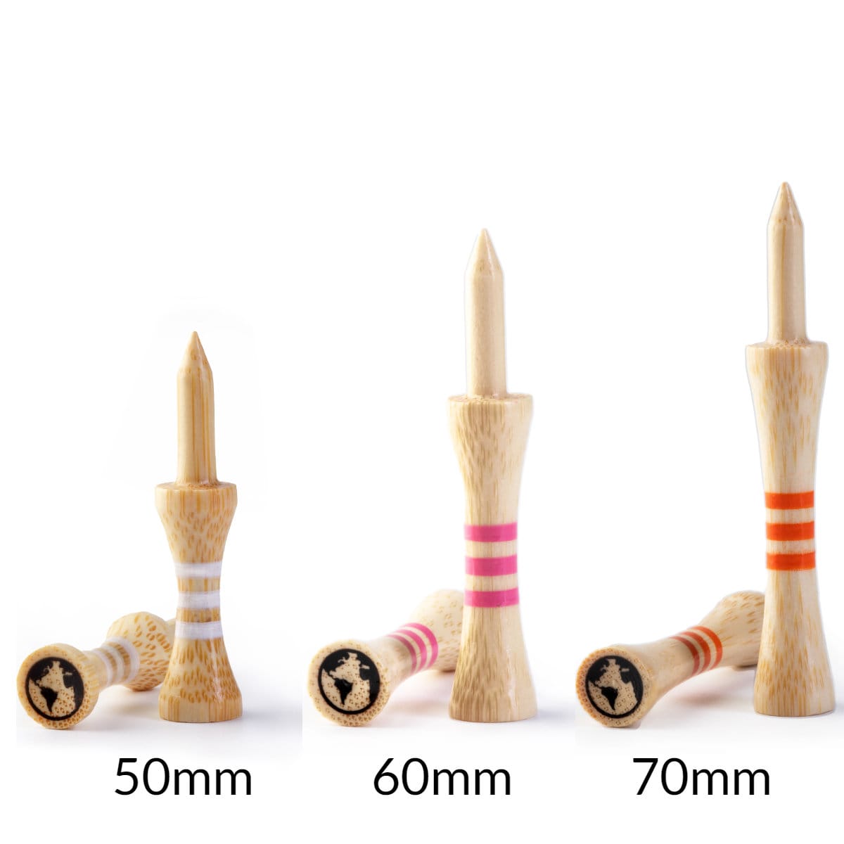 Green Swing Bamboo Castle Golf Tees | Strong Sustainable Biodegradable ...